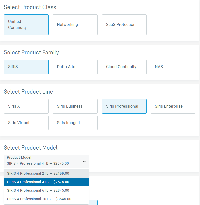 Datto Store: How do I purchase Datto Unified Continuity (BCDR) products ...