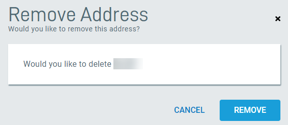 How do I add, edit or remove addresses in the Datto Partner Portal?